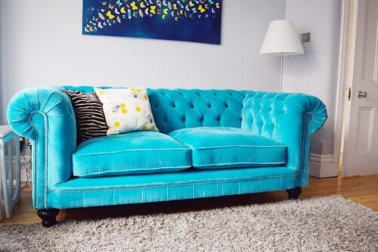 Jvmoebel 3 Sitzer Chesterfield Design Polster Couch Sofa Garnitur Luxus