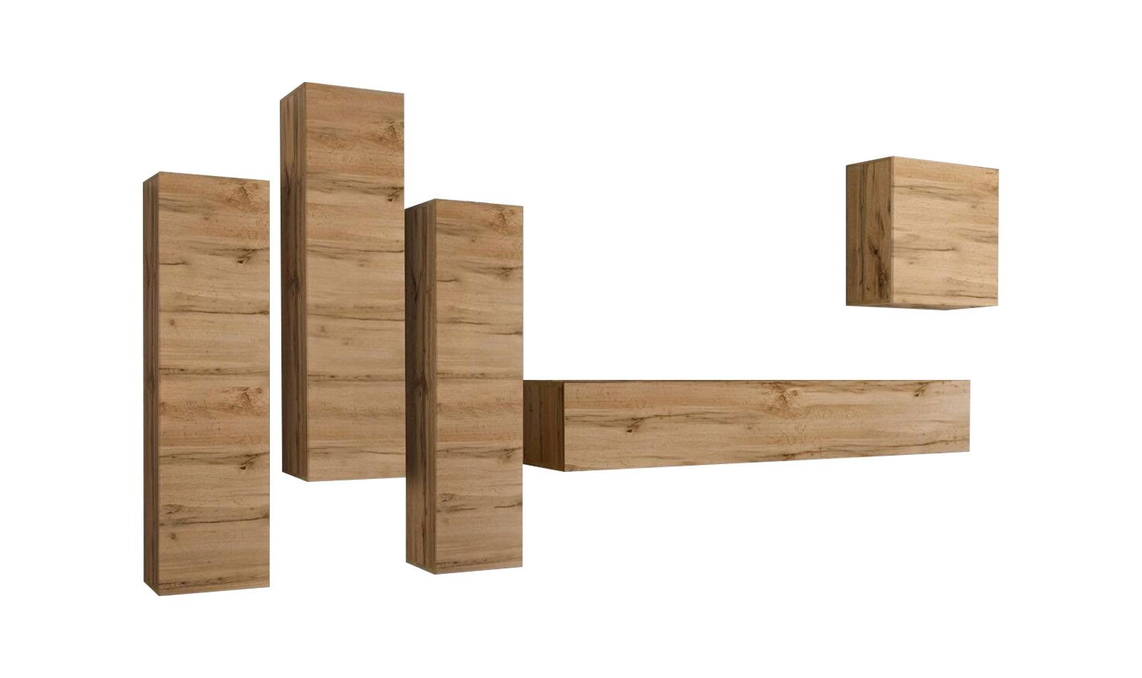 Jvmoebel Wohnzimmer Set Wohnwand Braun Wandschrank Wohnzimmer Tv