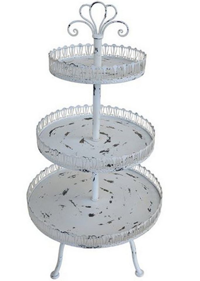 Annimuck Dekoetagere Wunderschöne Grosse Vintage Etagere Weiss Antik