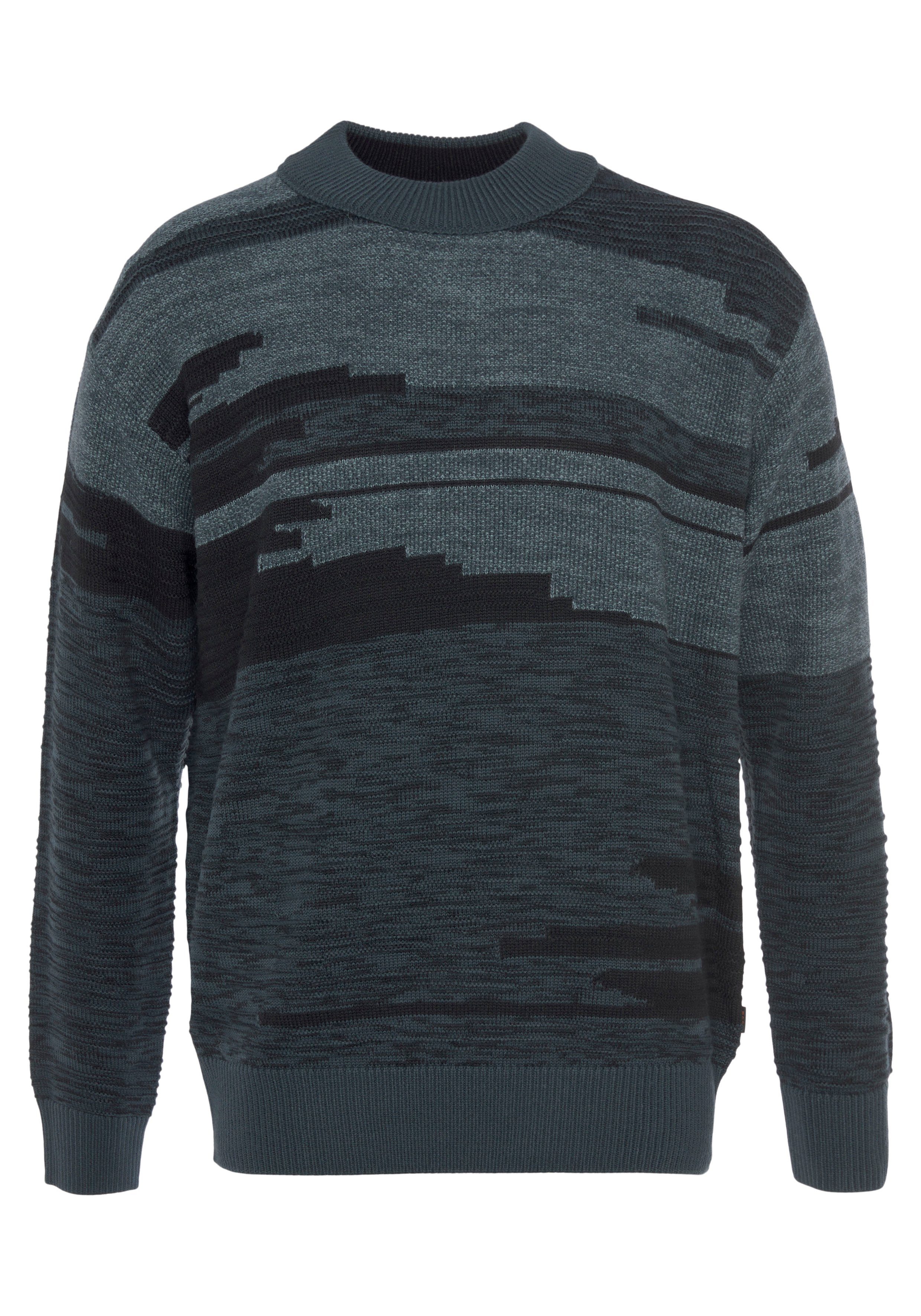 BOSS ORANGE Strickpullover Aglitch 10251844 01 mit Rundhalsausschnitt ...