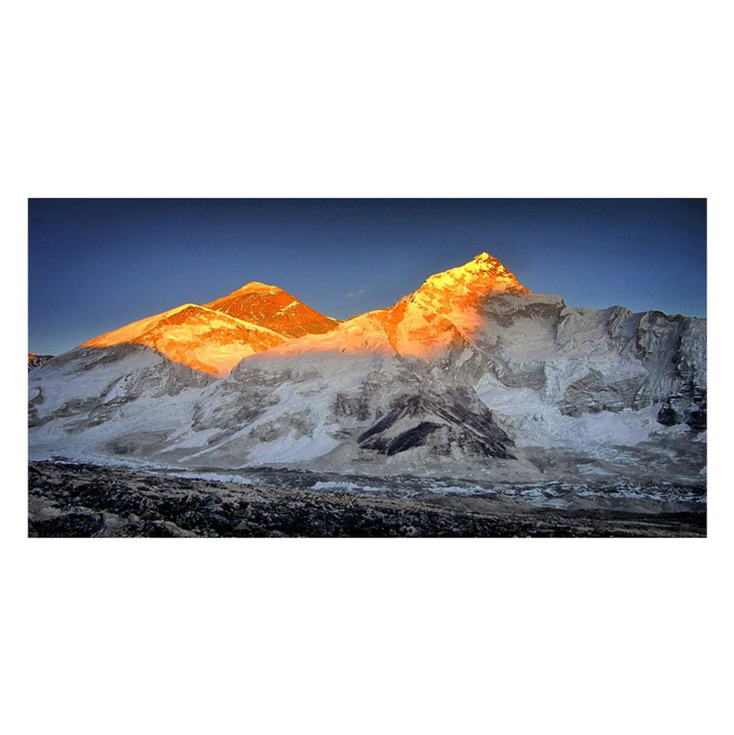 TPFLiving Kunstdruck (OHNE RAHMEN) Poster - Leinwand - Wandbild, Herrliches Leinwandgemälde mit ...