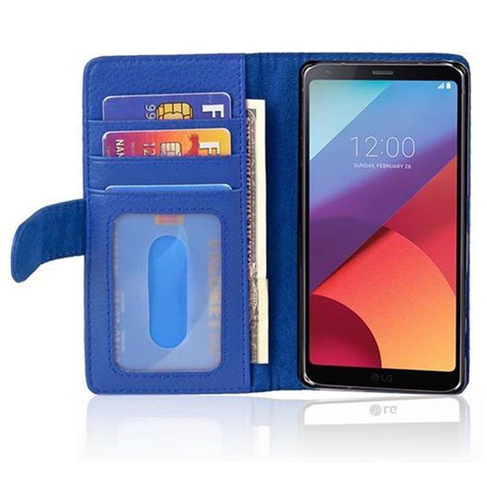 Cadorabo Handyhülle 3 Kartenfächer Lg G6 Klappbare Handy Schutzhülle