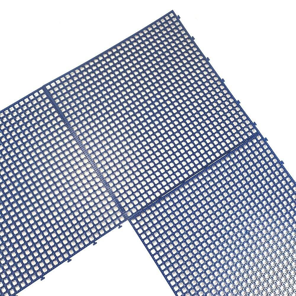 GarPet Outdoor-Bodenplatte 6x Klickfliesen Rutschfest Gitter Boden ...