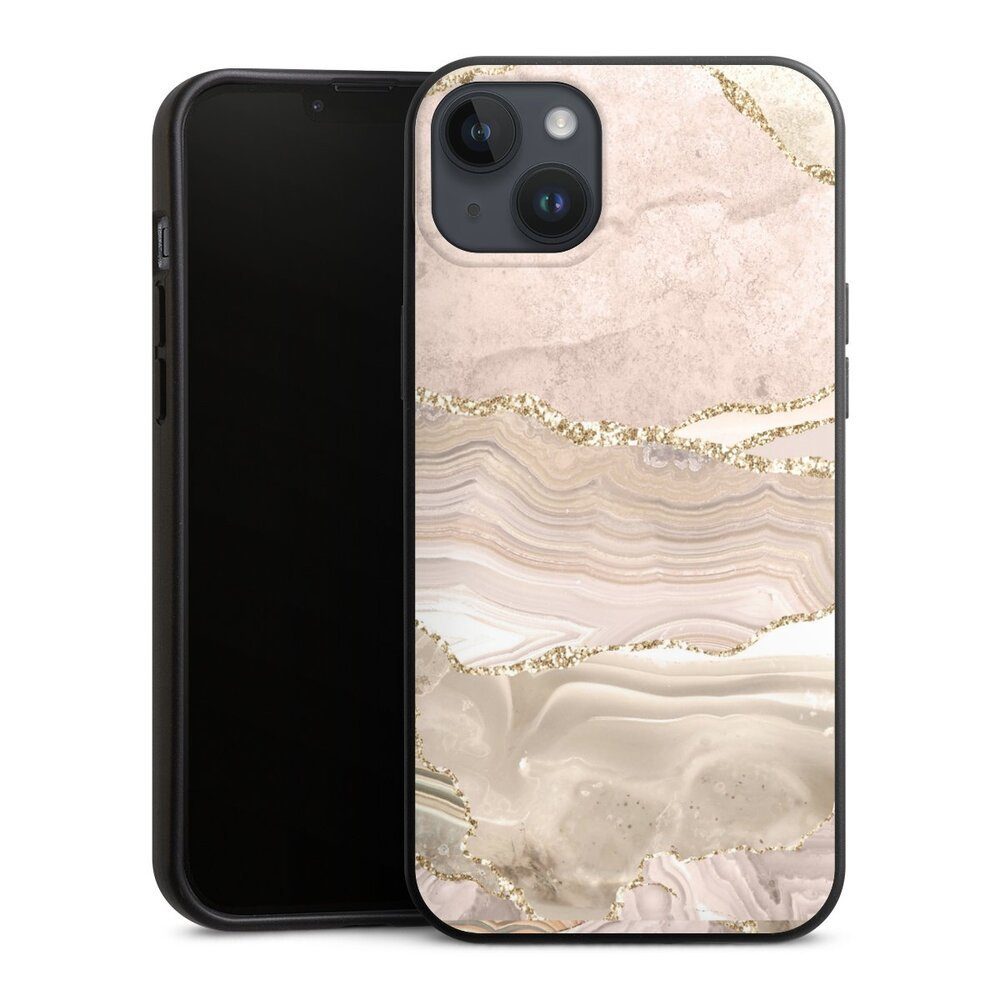 Deindesign Handyhülle Glitzer Look Marmor Utart Rose Marble Dream