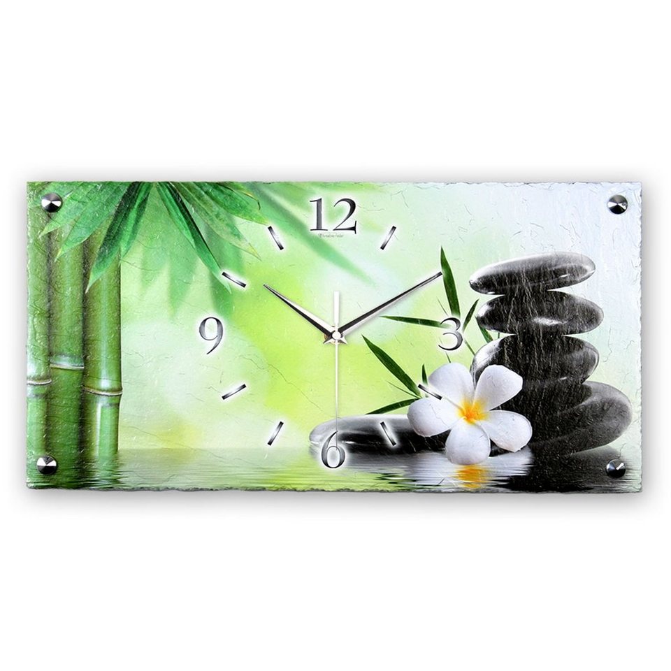 Kreative Feder Wanduhr Designer Wanduhr „relax Aus Stein Beton Funk