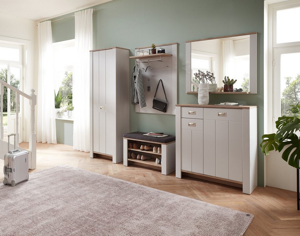 Freiraum Garderoben Set Dijon In Ashgrey Dekor Mdf Spannplatte