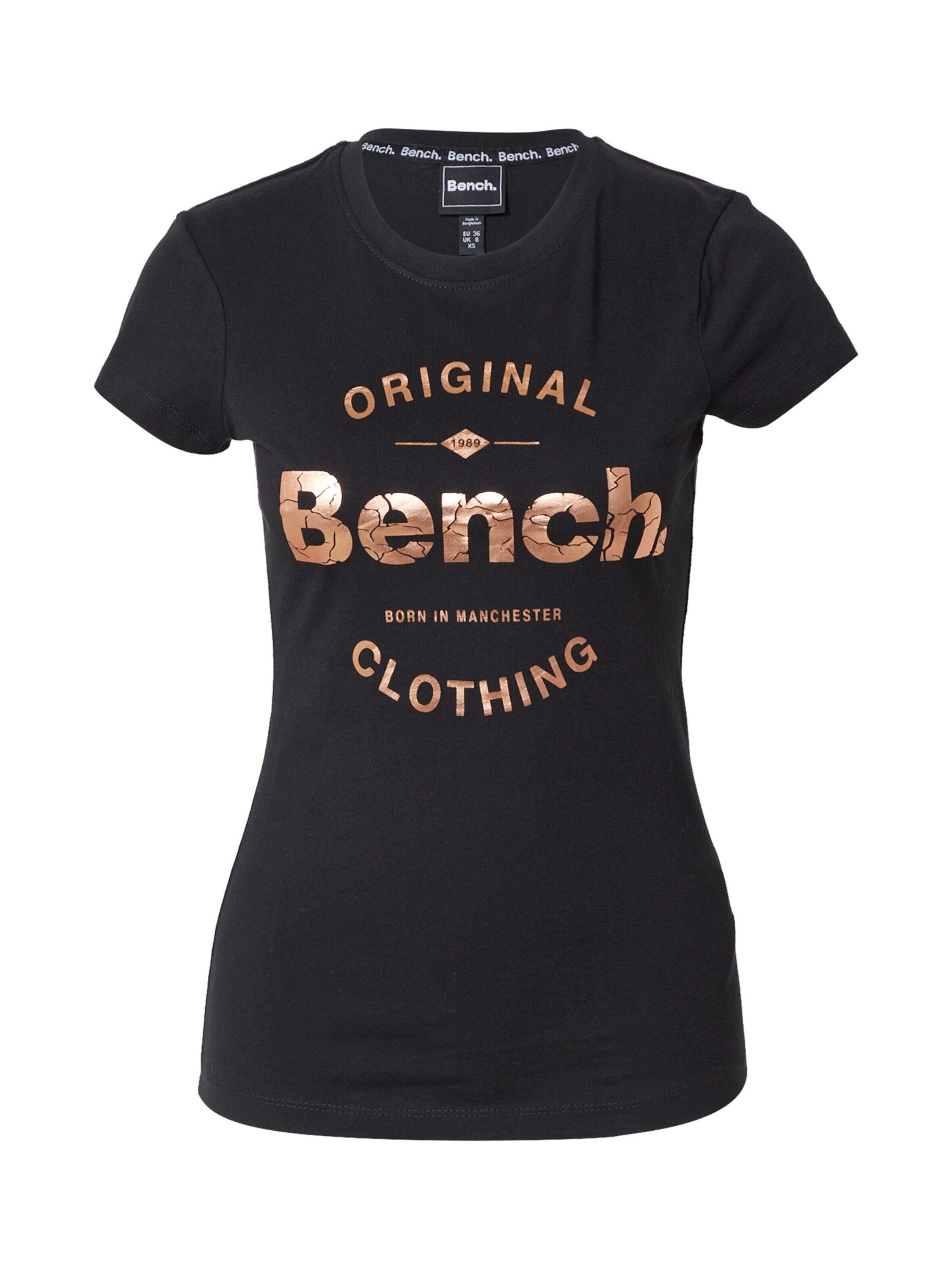 Bench. T-Shirt (1-tlg) Plain/ohne Details, Label Print