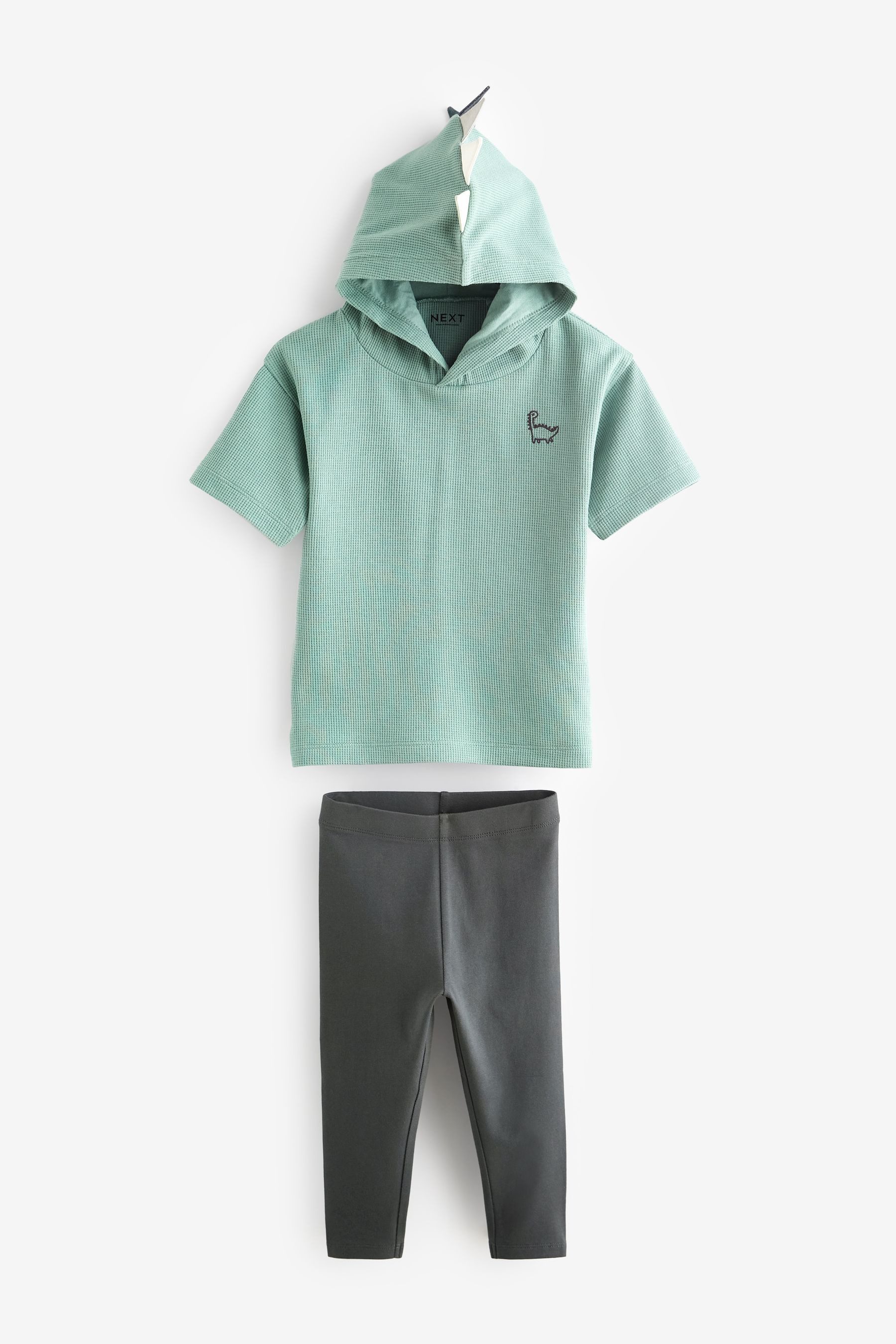 Next Shirt And Leggings Kurzarm Hoodie Und Leggings Im Set 2 Tlg