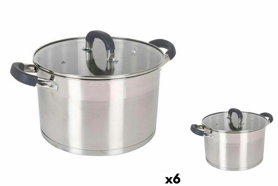Quttin Kochtopf Kasserolle Quttin 25 L Stahl 6 Stück