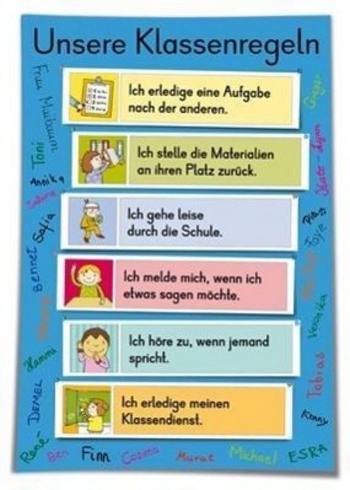 Verlag an der Ruhr Poster Unsere Klassenregeln Verlag an der Ruhr Poster Unsere Klassenregeln