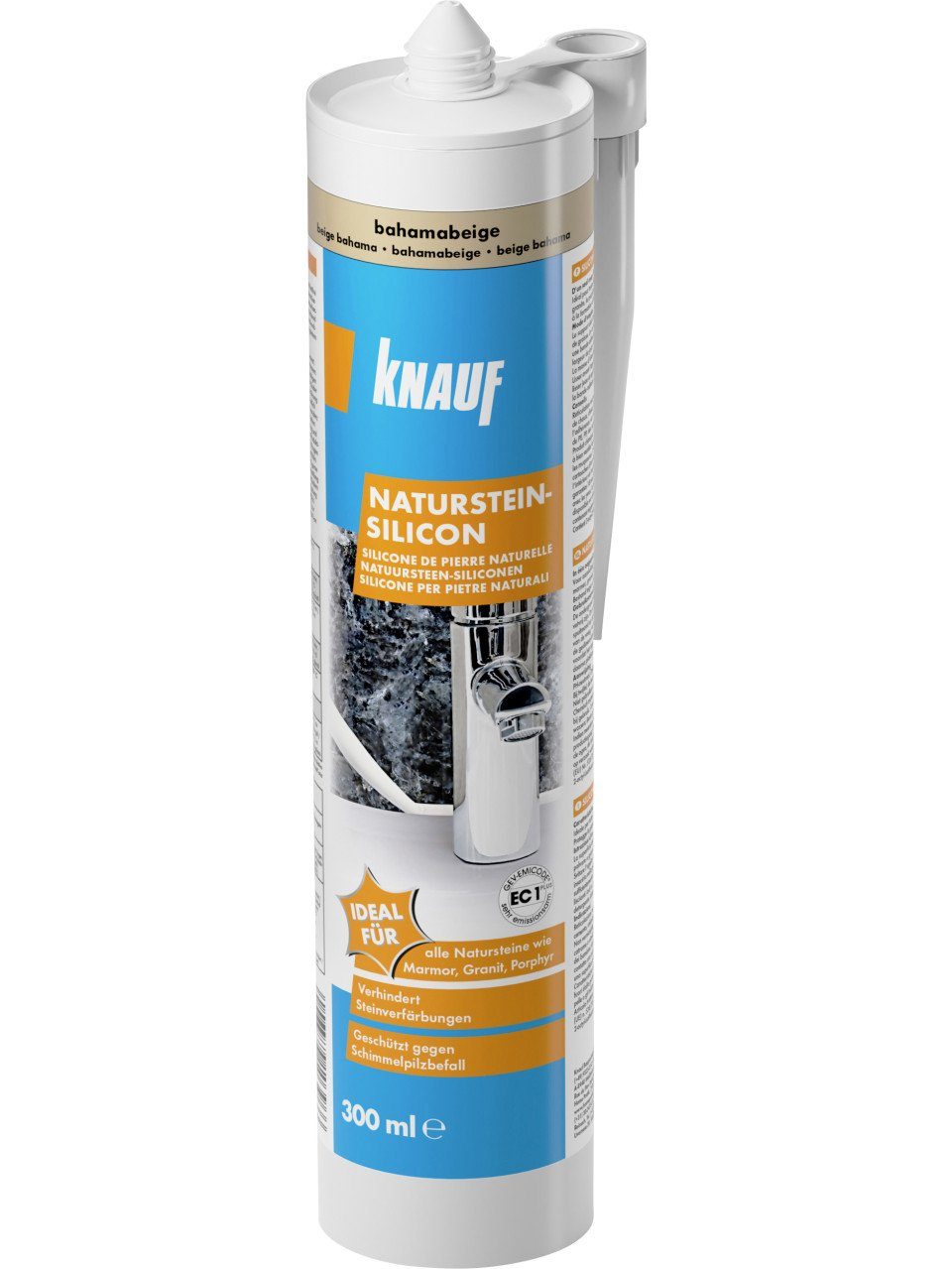 KNAUF Silikon Knauf Naturstein Silikon bahamabeige 300 ml