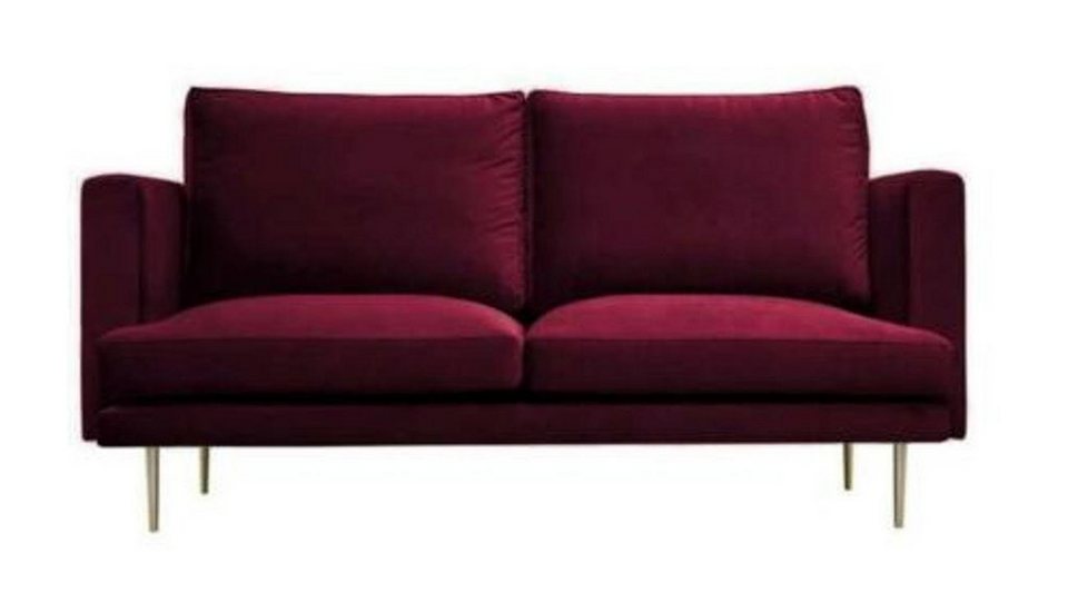 Jvmoebel 2 Sitzer Grüne Textil Couch Luxus Sofa Zweisitzer Polster
