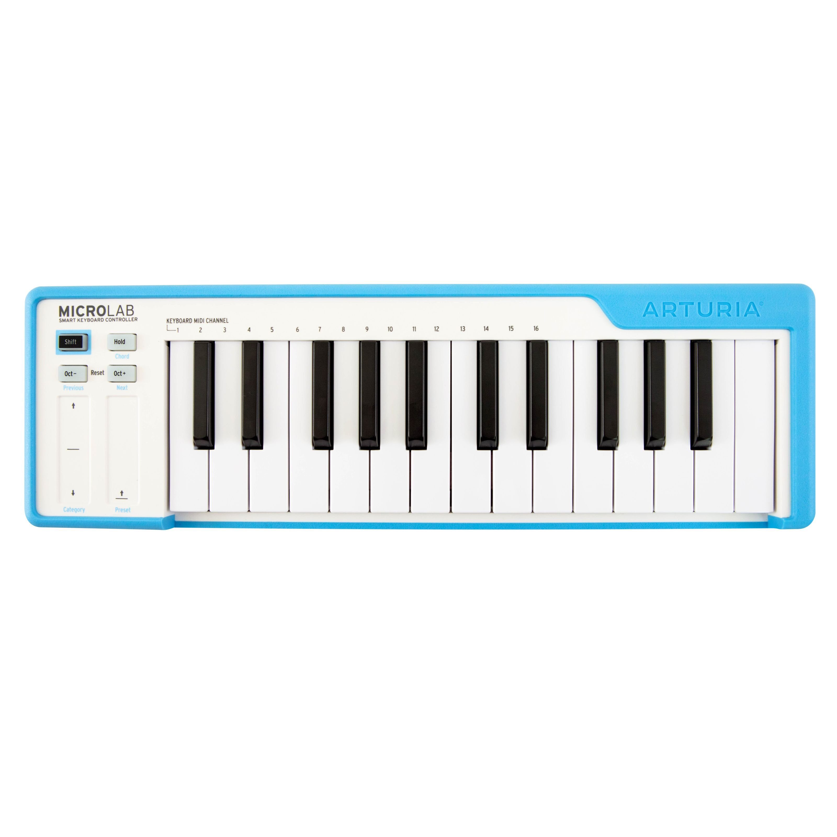 Arturia Masterkeyboard (MICROLAB Blue, Masterkeyboards, MIDI-Keyboard ...
