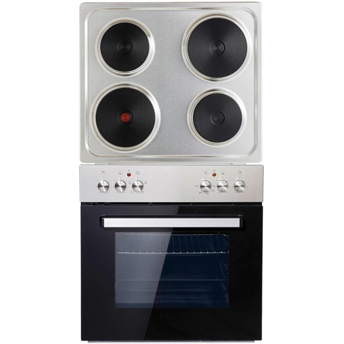 PKM Elektro-Herd-Set PKM Einbau-Herdset BIC3-I KP IX-2/2 55 Liter Garraum, Vollglasinnentüre