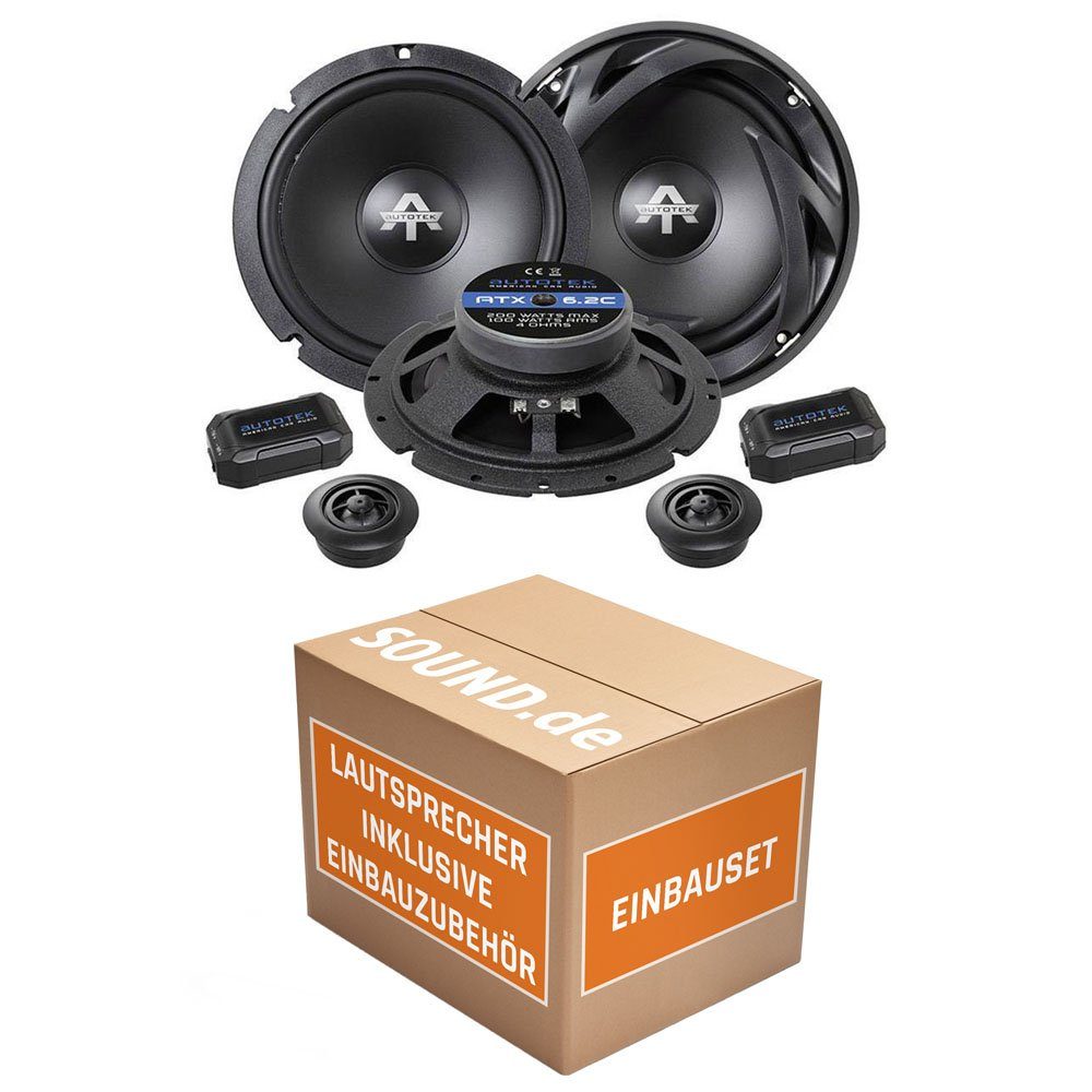 ᐅ SOUND.de Lautsprecher Einbauset Autotek ATX-6.2C für Audi A3 8P Auto-Lautsprecher (Max) | OTTO