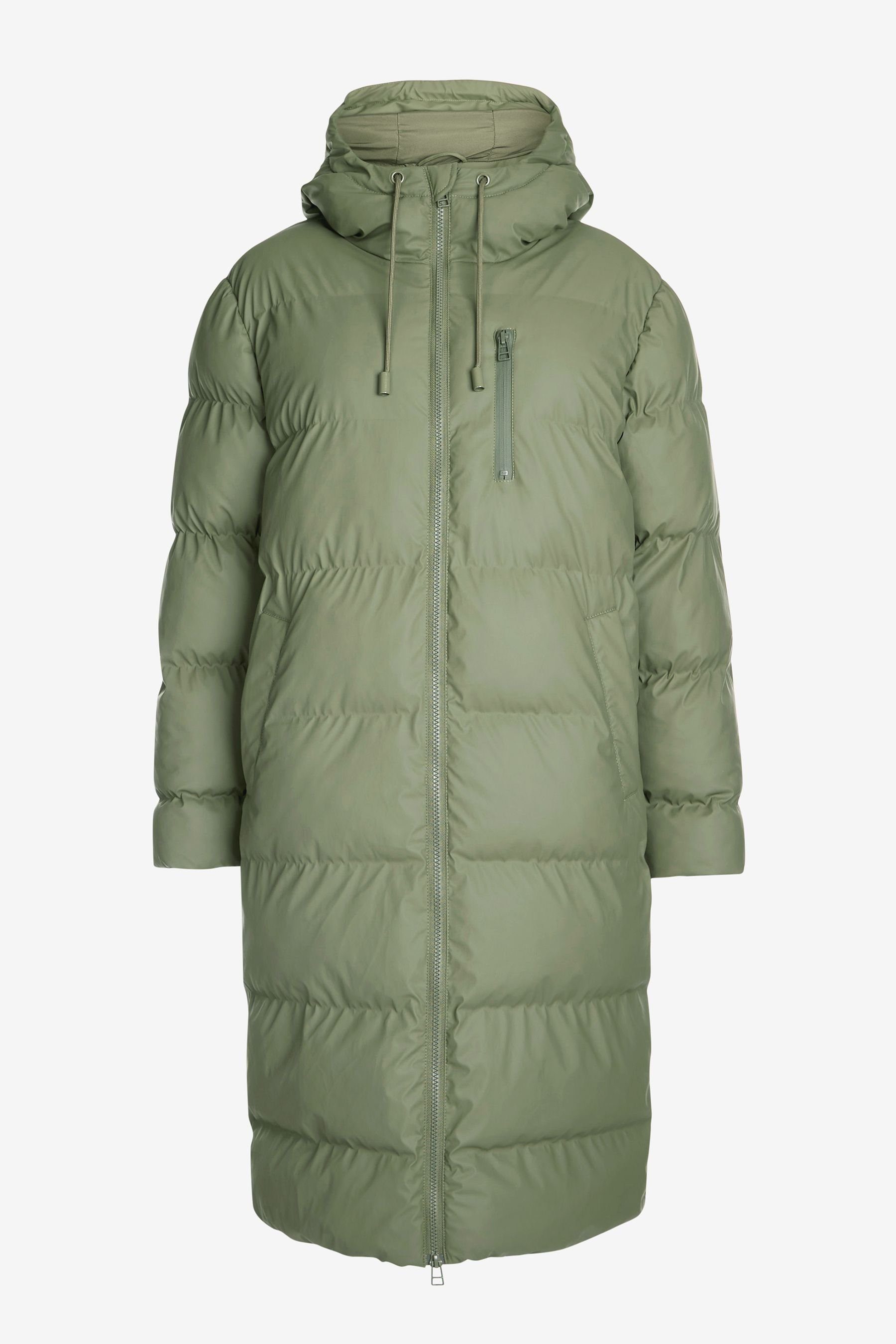 Next Steppmantel Lange Wattierte Jacke Mit Heatseal Und Gummi 1 Tlg