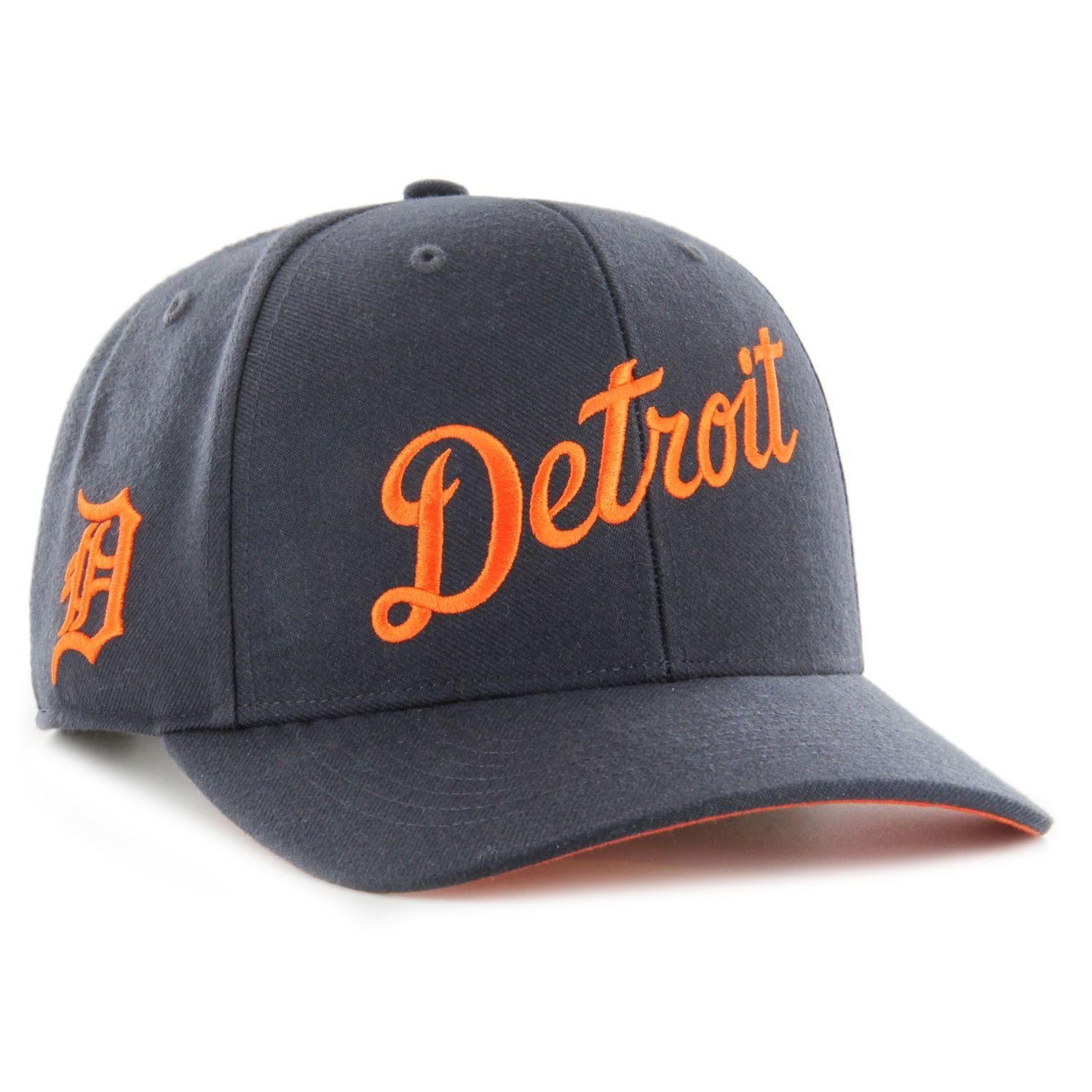 '47 Brand Snapback Cap Deep Profile ZONE SCRIPT Detroit Tigers