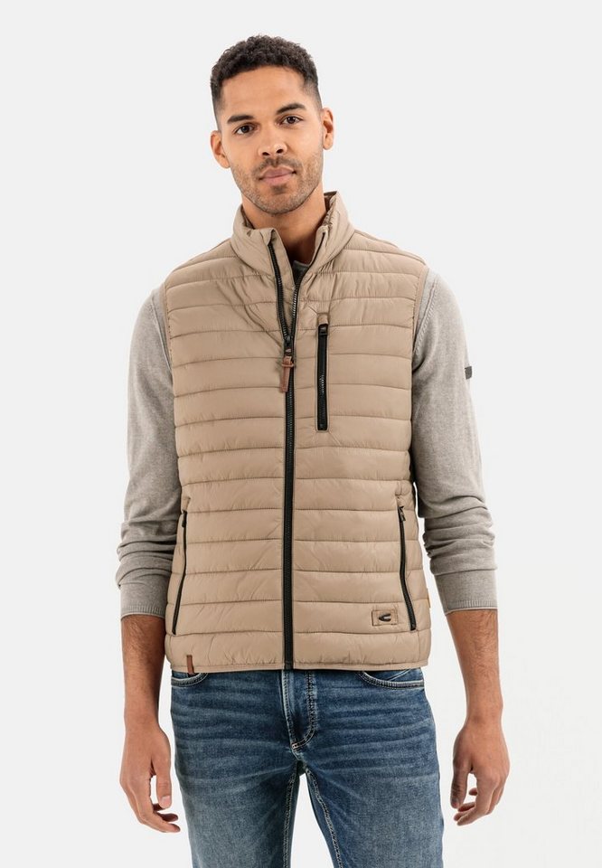 Camel Active Steppweste Aus Recyceltem Polyester Mit Stehkragen
