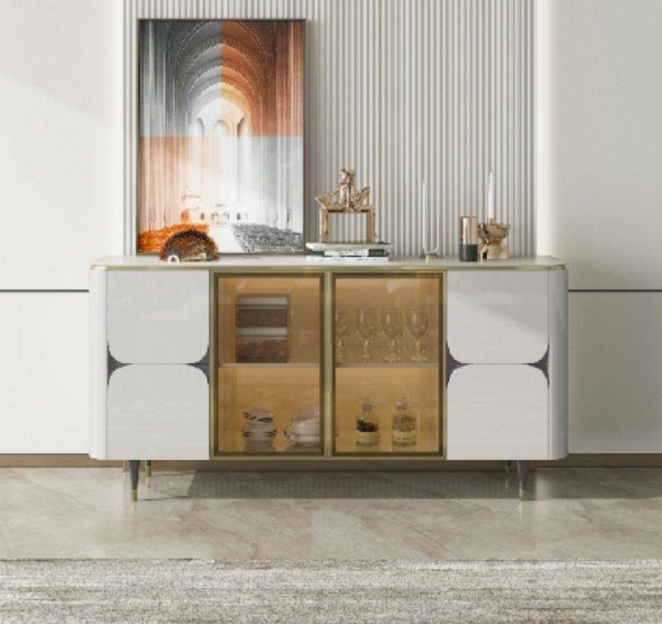 Jvmoebel Sideboard Design Sideboard Holz Anrichte Weiß Möbel Schrank