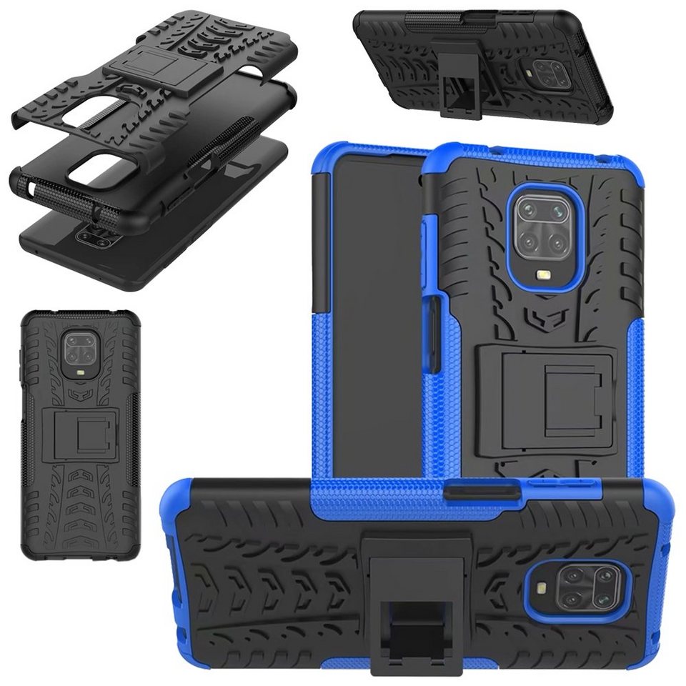 Wigento Handyhülle Für Xiaomi Redmi Note 9s 9 Pro Hybrid Case