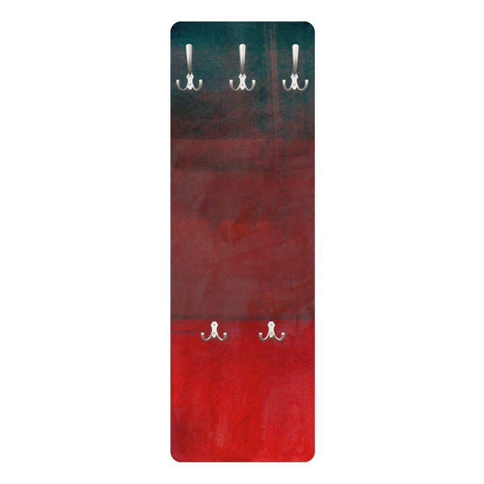 Bilderdepot24 Garderobenpaneel Rot Abstrakt Kunst Auflösung Design