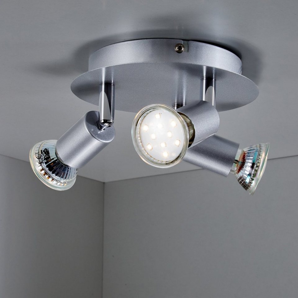 Bklicht Led Deckenspots Lunis 3 Led Deckenleuchte Schwenkbar Inkl