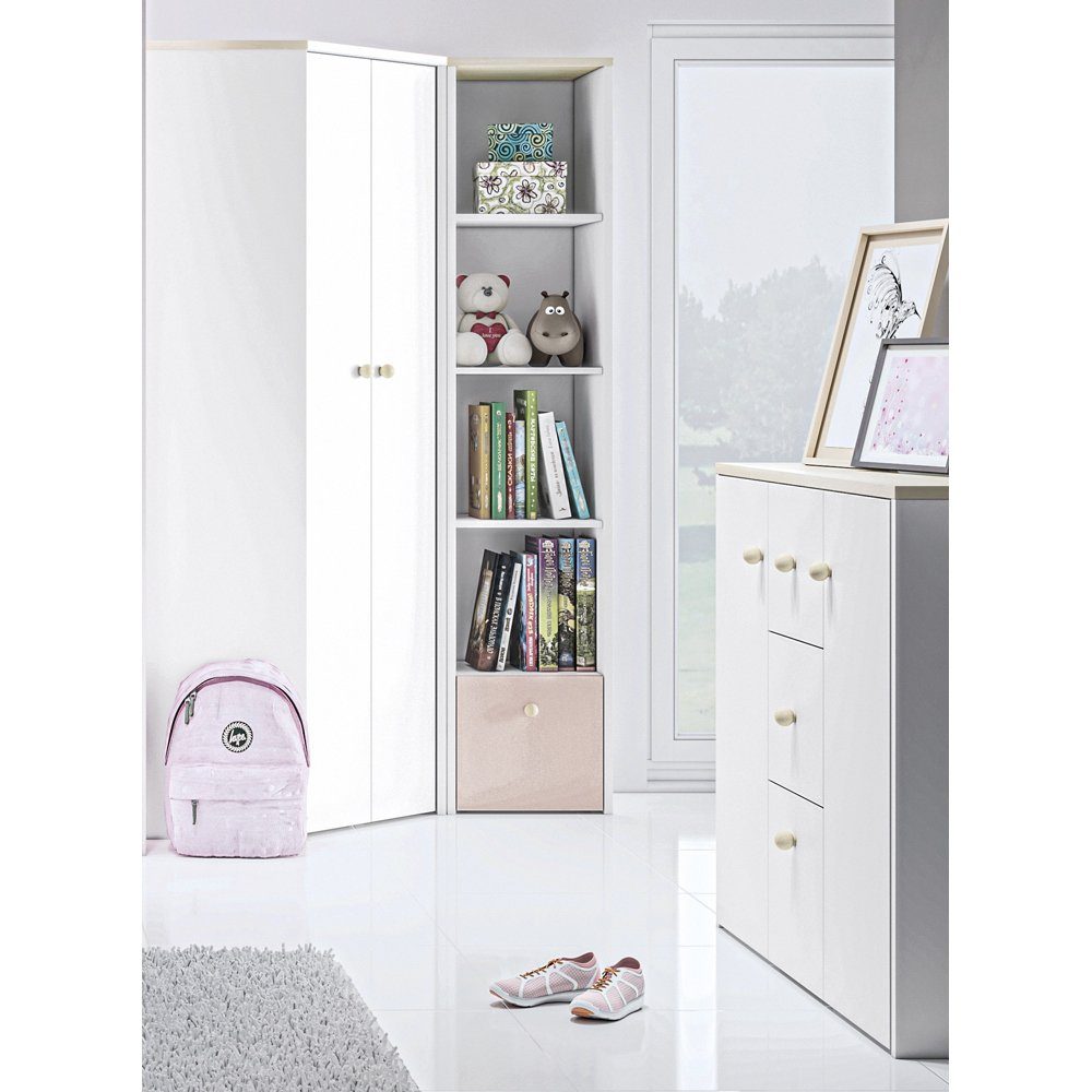 Lomadox Jugendzimmer Set Elva 131 Sparset 4 Tlg Weiß Mit Fjord