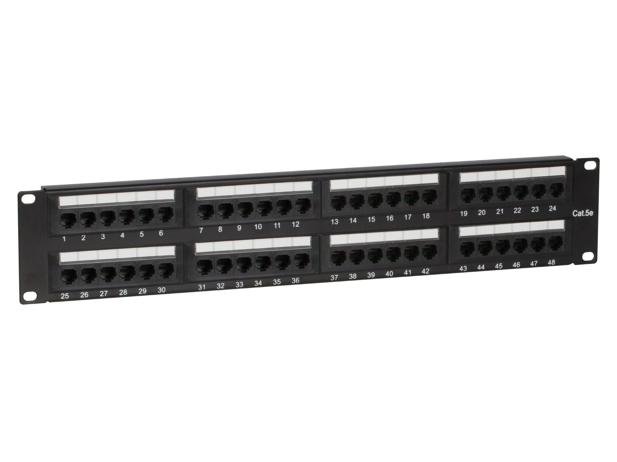 DSIT Patchpanel 19" CAT5e UTP - 48 ports Netzwerk-Panel (48 Ports)