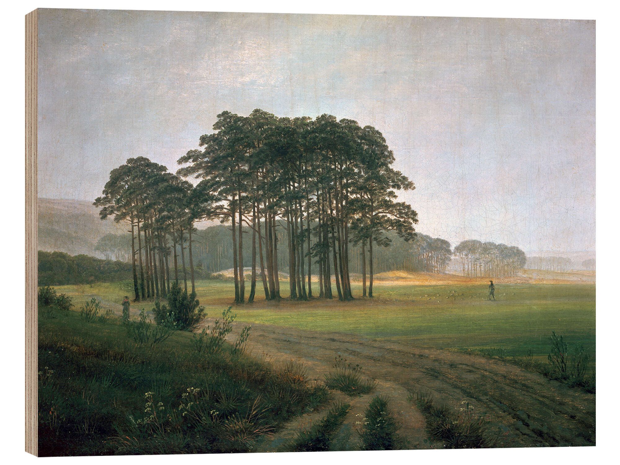 Posterlounge Holzbild Caspar David Friedrich Der Mittag Malerei