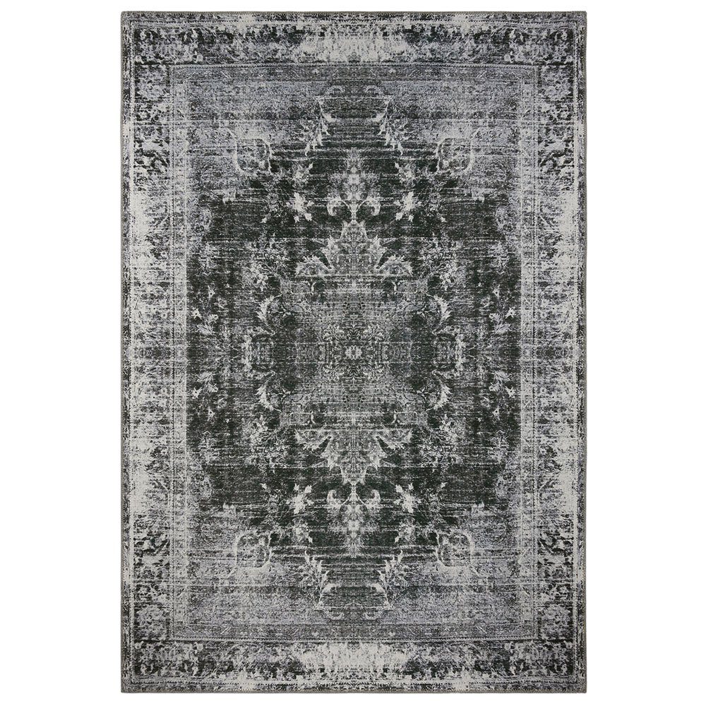 Teppich Teppich Katar Orientalisches Design Vintage Optik Grau Teppich