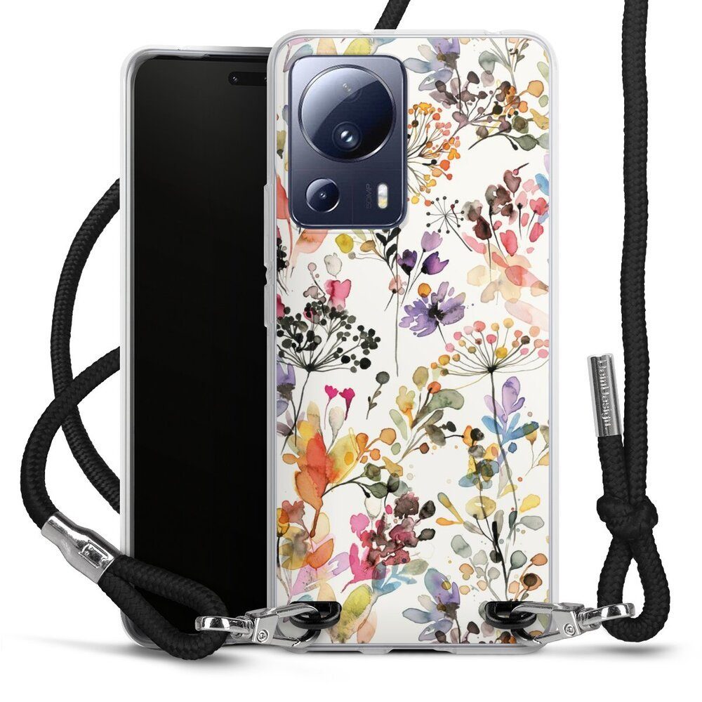 Deindesign Handyhülle Blume Muster Pastell Wild Grasses Xiaomi 13 Lite