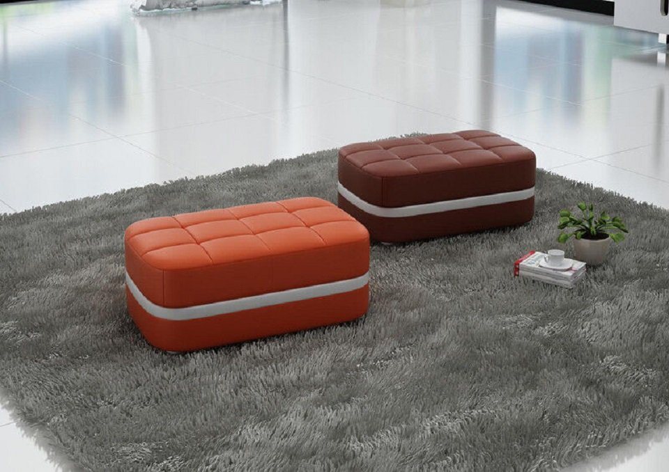 Jvmoebel Fußhocker Design Polster Hocker Fußhocker Ottomane Sitz Chaise