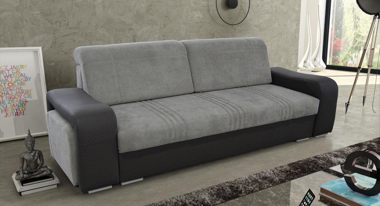 Jvmoebel Sofa Sofas Viersitzer Design Sofa 4 Sitzer Möbel Wohnzimmer Couch