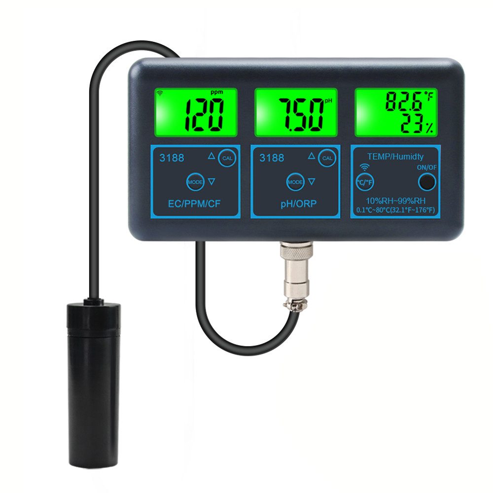 Tidyard Wassersensor Tuya Wifi 7in1 Wasserqualitätstester 1 St