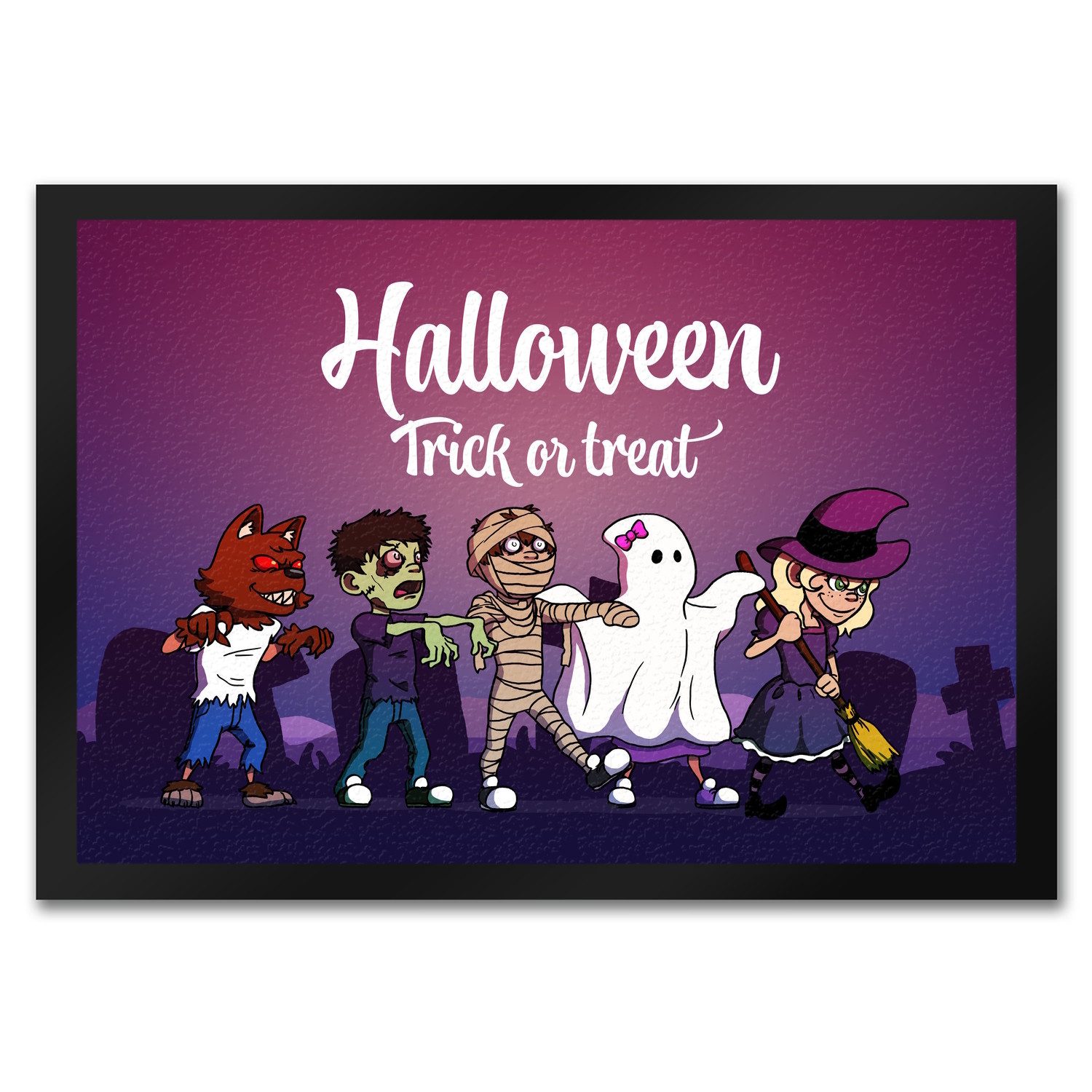 Speecheese Fußmatte Fußmatte In 35x50 Cm Mit Halloween Motiv Spruch