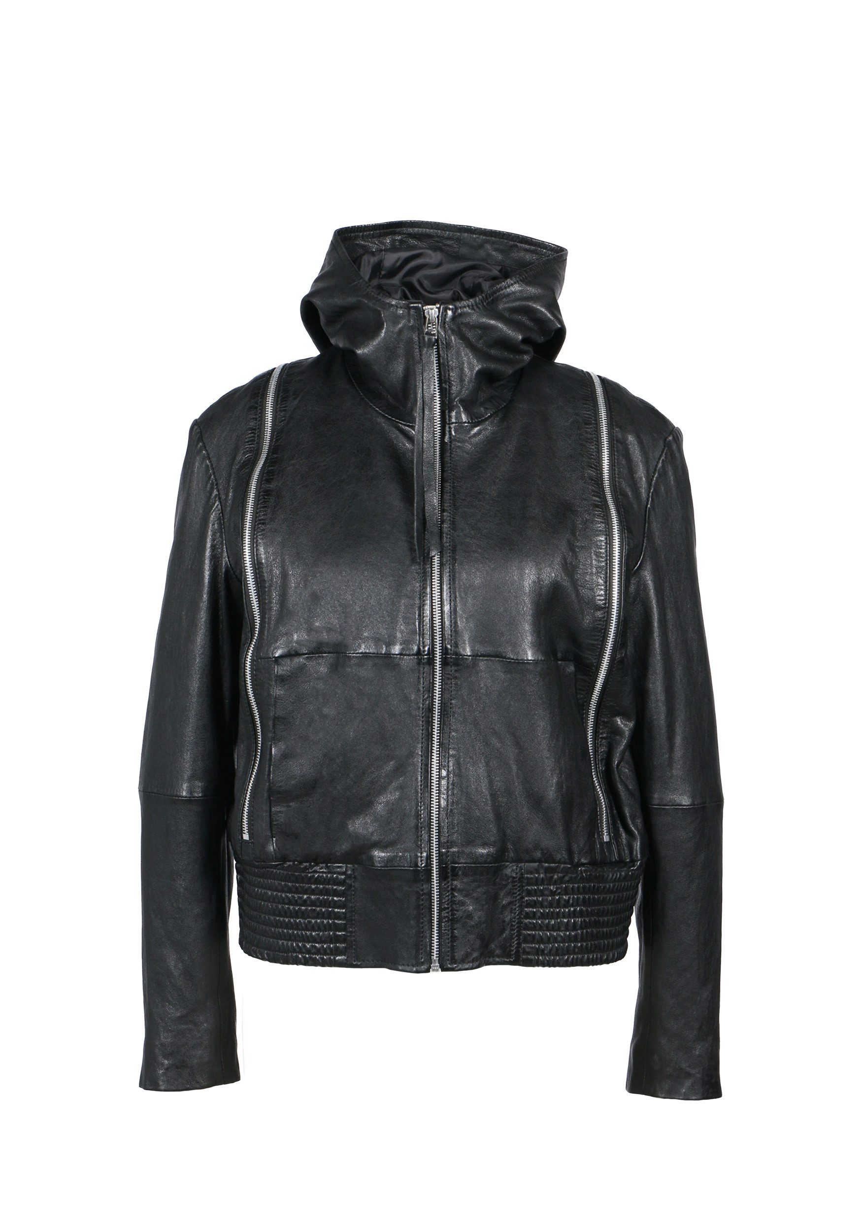 Freaky Nation Lederjacke Be not Basic-FN