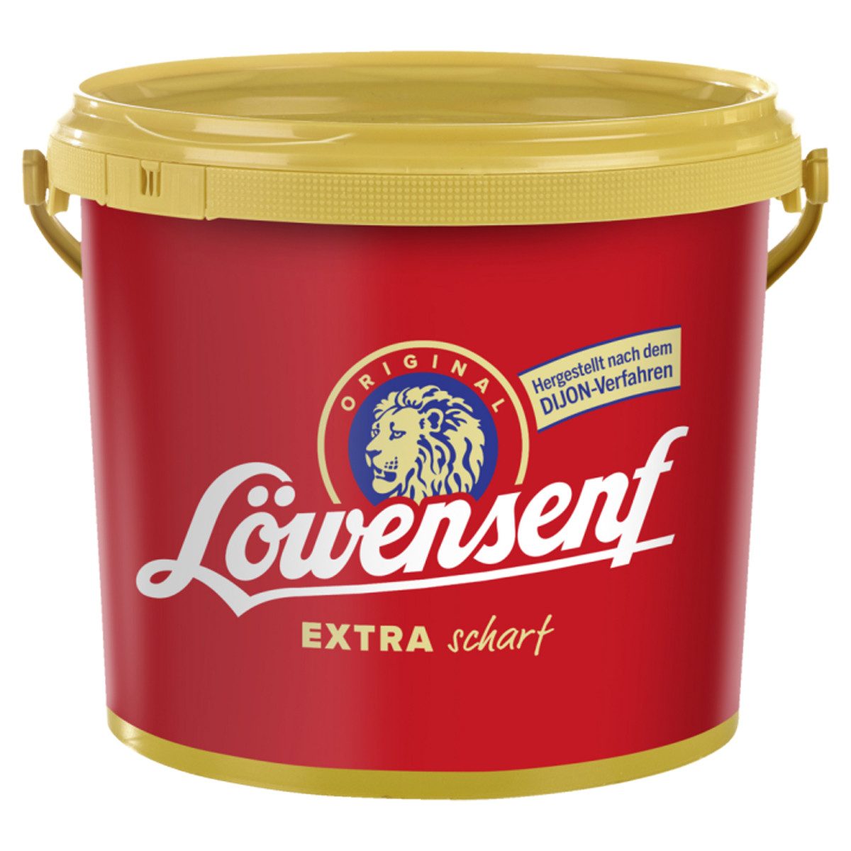 Löwensenf Saucen, LOEWENSENF Extra scharf im Eimer servierfertig ...