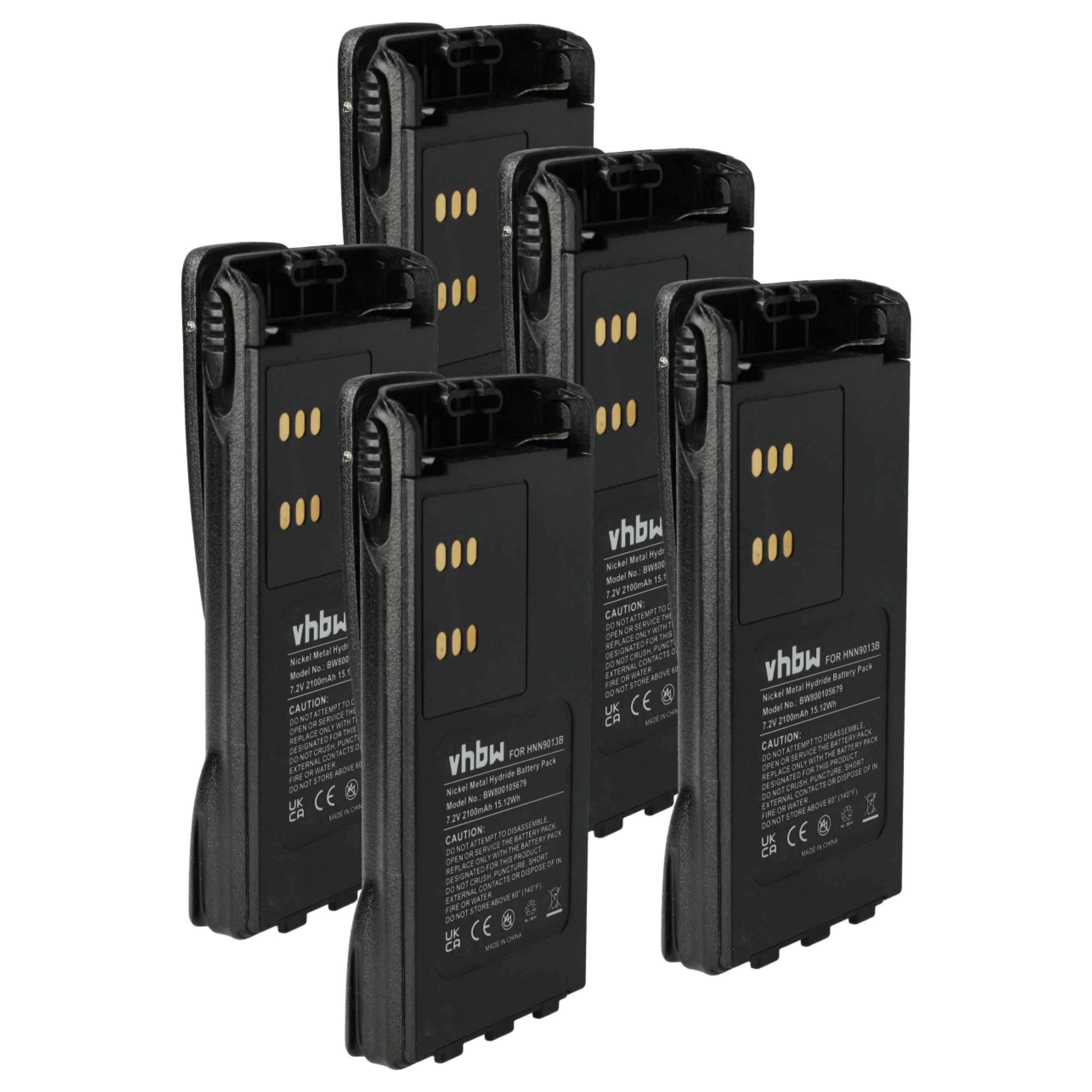 vhbw passend für Motorola GP280, GP328, GP240, GP329, GP330, ATS2500, Akku NiMH 2100 mAh ...