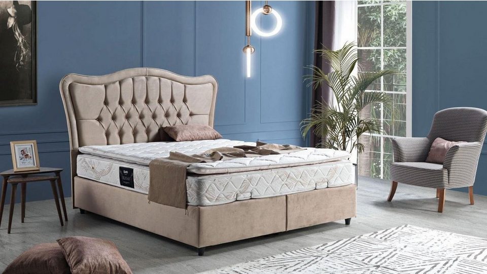 Jvmoebel Bett Bett Design Betten Luxus Polster Schlafzimmer Möbel