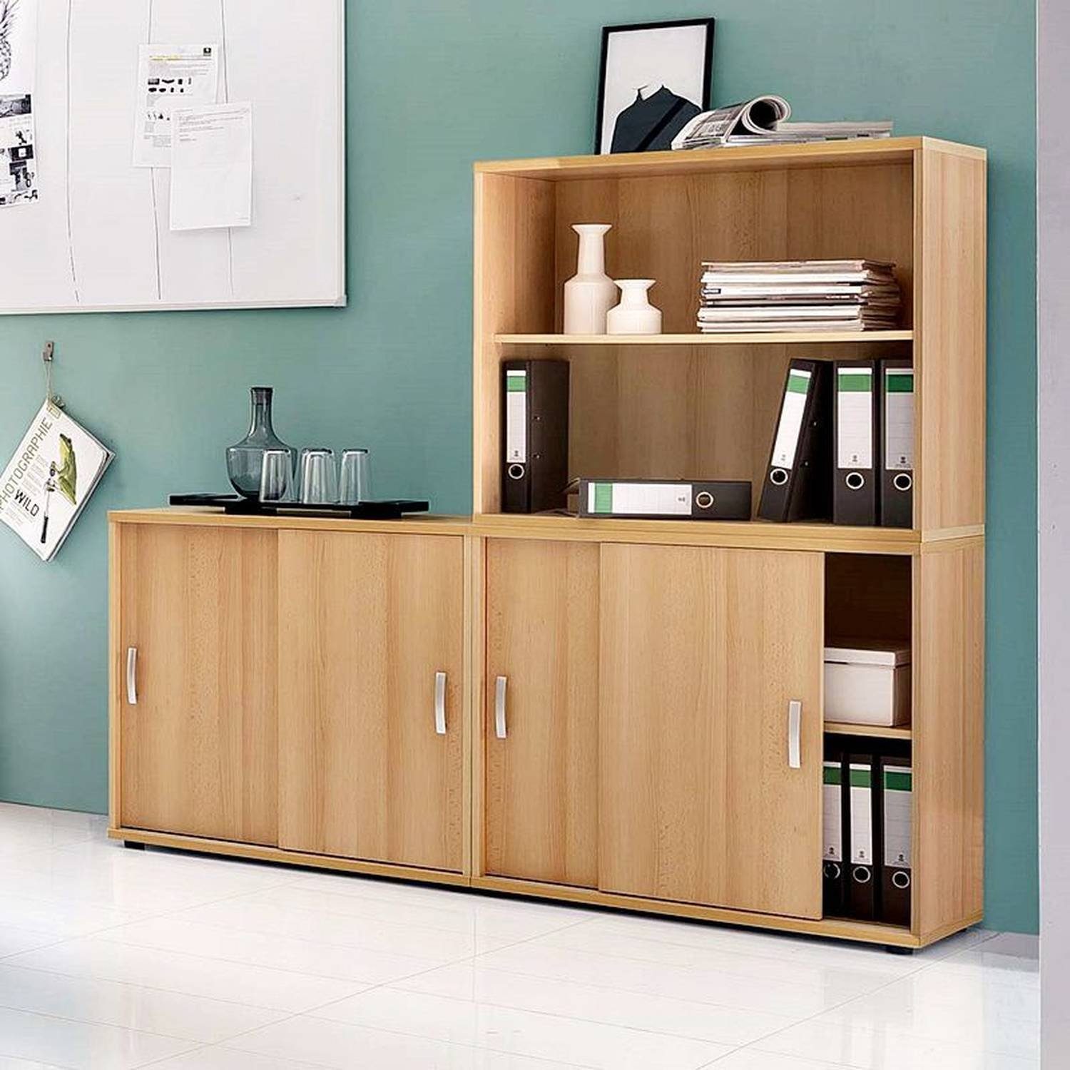Lomadox Aktenschrank Typ1900 Büromöbel And Regal Set Samerberg Buche
