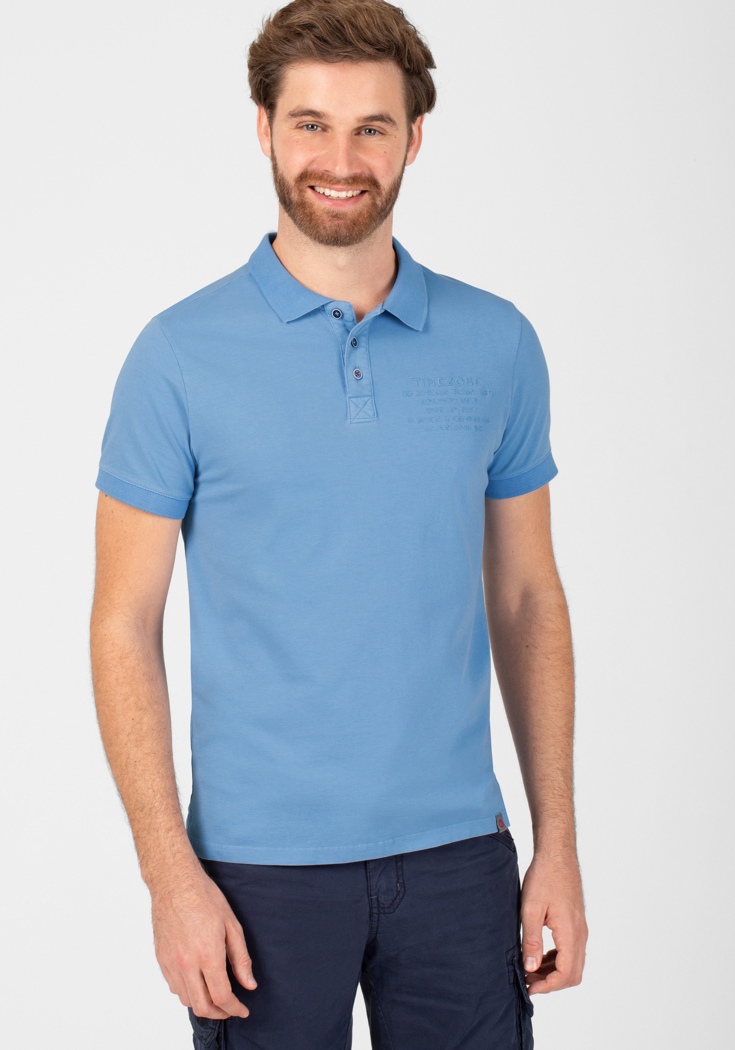 TIMEZONE Poloshirt Washed Basic Poloshirt