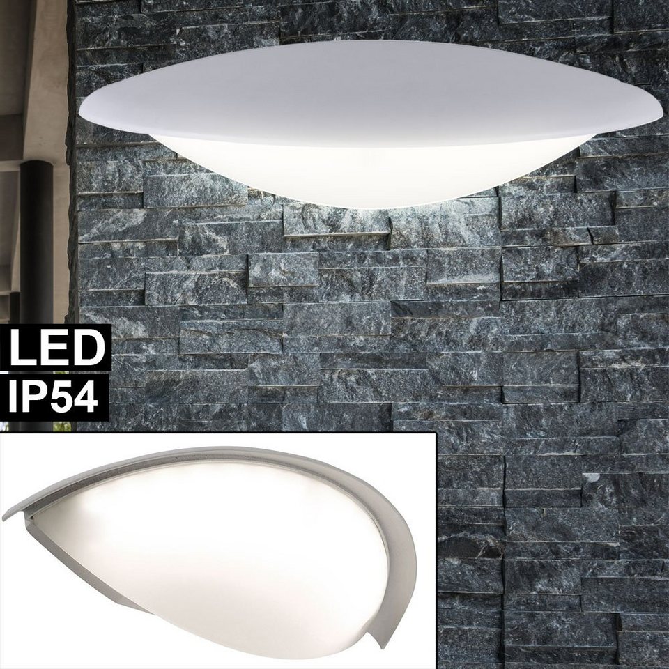 Etc Shop Außen Wandleuchte Led Außen Lampe Wand Leuchte Alu Strahler