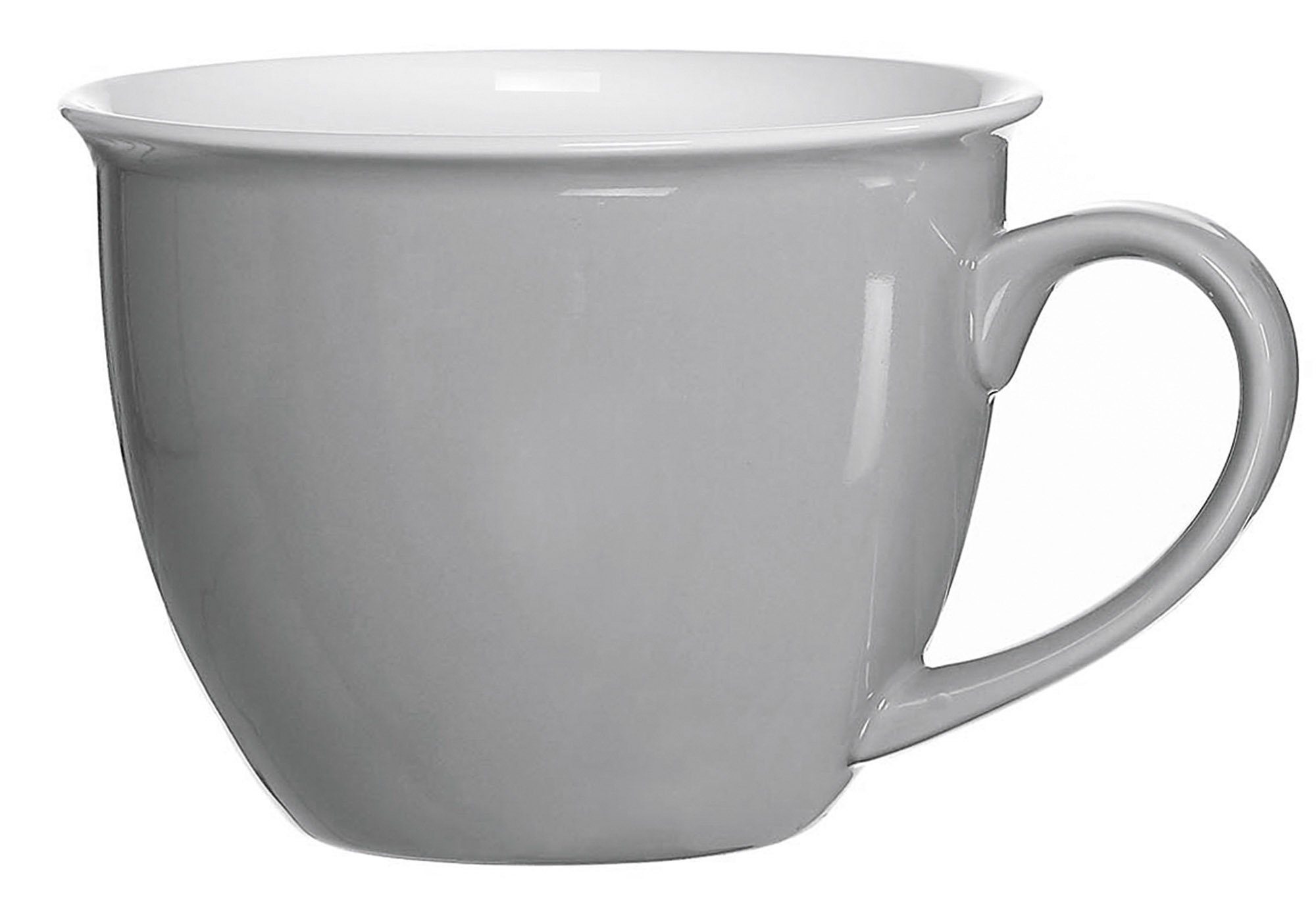 Ritzenhoff And Breker Tasse Doppio Jumbo Grau 350 Ml Porzellan