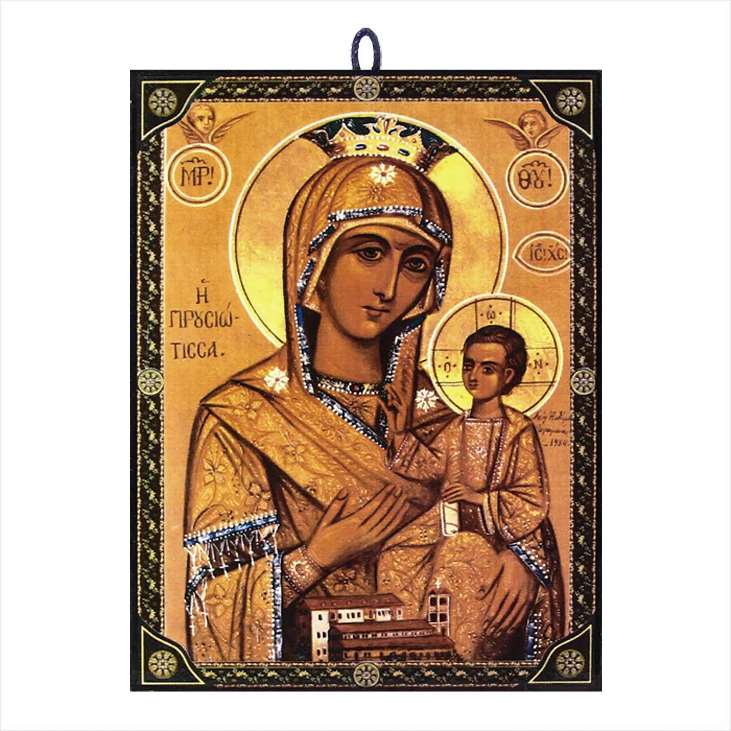 NKlaus Bild Ikone Maria Prousiotissa orthodox Zertifizierte Reproduktion aus Griec, Religion