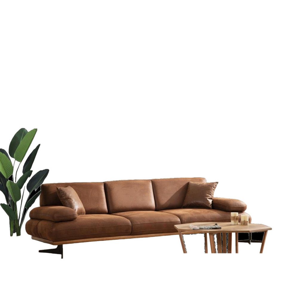 Jvmoebel 4 Sitzer Viersitzer Sofa Couch Modern Design Stoff Luxus