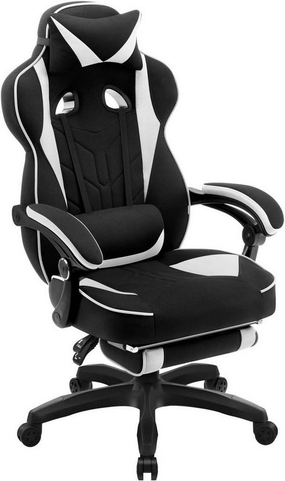 Woltu Gaming Stuhl 1 St Atmungsaktiver Stoff Bürostuhl Ergonomisch