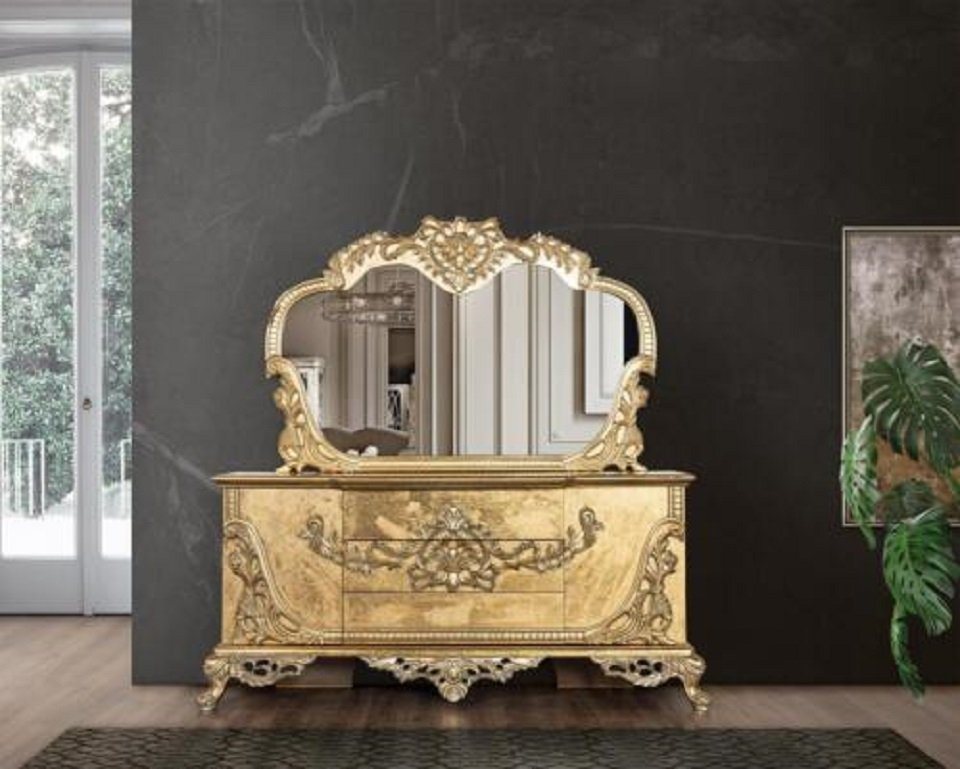 Jvmoebel Kommode Set Kommode Spiegel Garnitur Holz Gruppe Sideboard