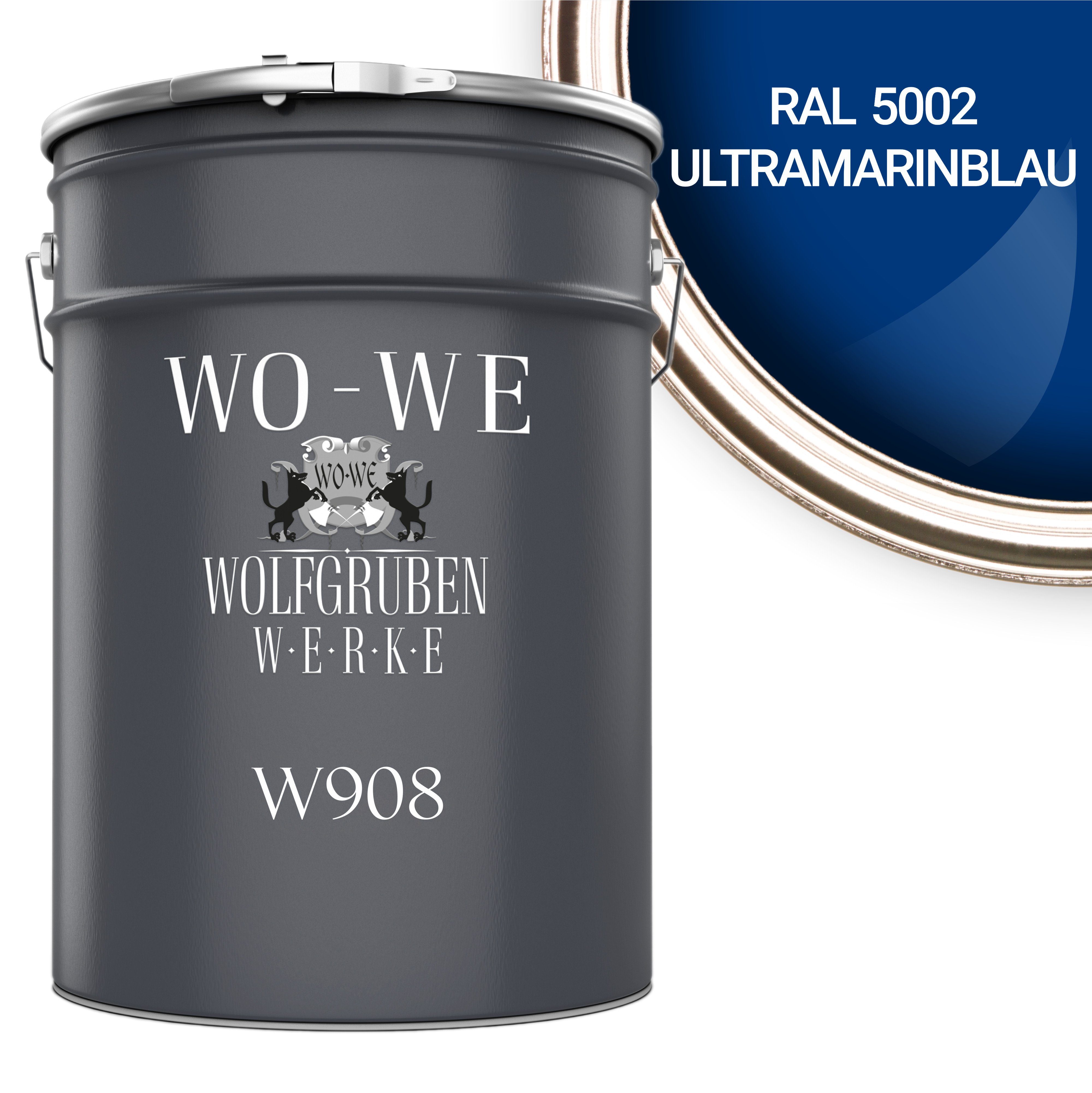 WO-WE Metallschutzlack 4in1 Metalllack Metallfarbe Metallschutzfarbe ...