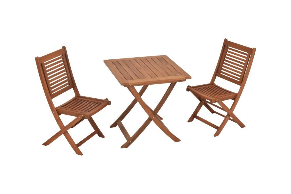 Gartenmobel Ambiente Balkonset Madrid 3tlg. 2 Klappstuhle mit einem Balkonhangetisch 2 Klappstuhle mit Balkonhangetisch