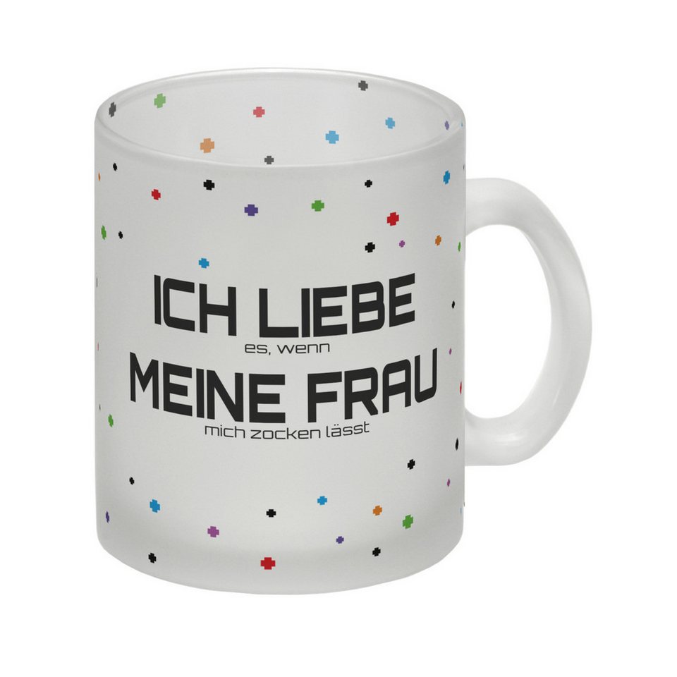 speecheese Tasse Ich liebe es wenn meine Frau mich zocken lässt Glas ... speecheese Tasse Ich liebe es wenn meine Frau mich zocken lässt Glas ...